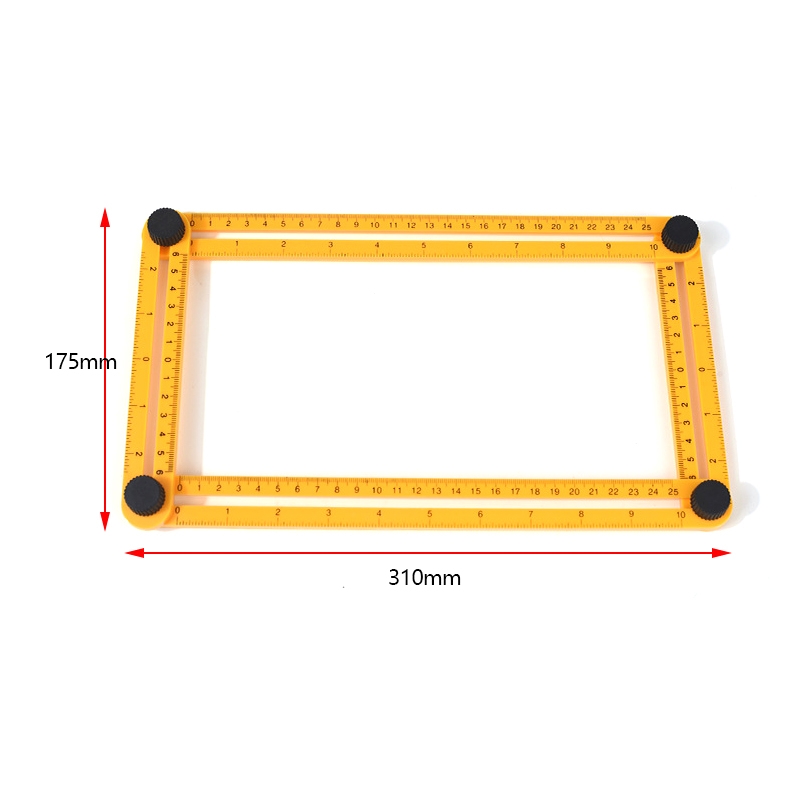 Thước đo gấp 4 khúc đa năng bằng nhựa A10D06